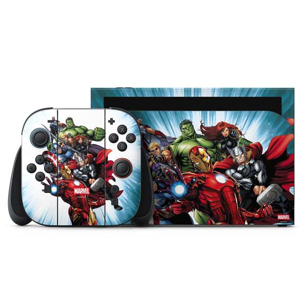 Avengers Team Nintendo Switch 2 (2025) with Joy-Con Skin | Skinit
