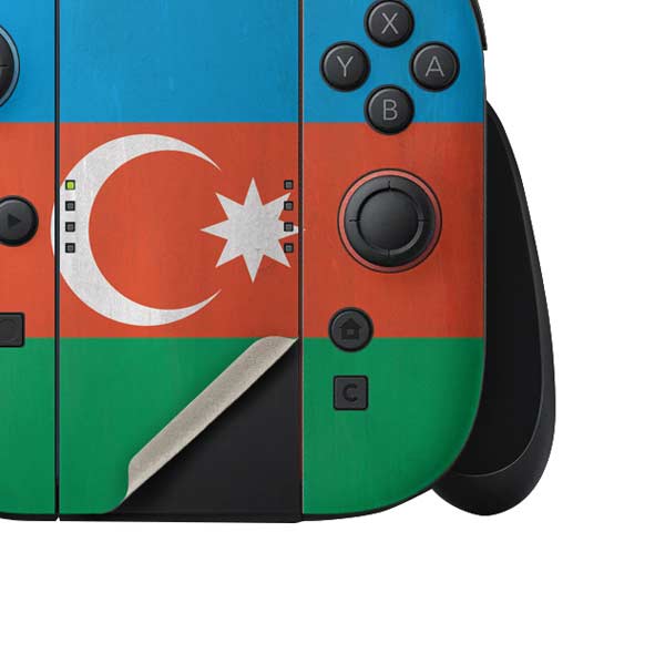 Azerbaijan Flag Distressed Nintendo Switch 2 (2025) Joy-Con Controller ...