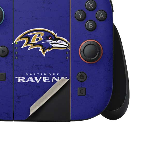 NFL Baltimore Ravens Distressed Nintendo Switch 2 (2025) Joy-Con ...