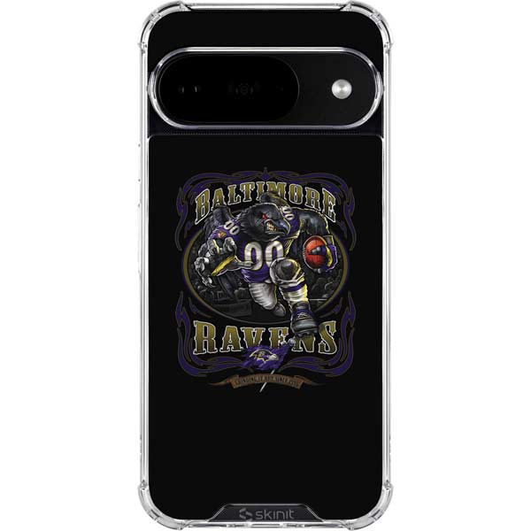Liquid Blue NFL Baltimore Ravens Running Back Google Pixel 10 Clear ...