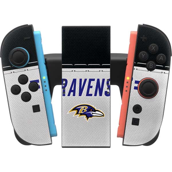 NFL Baltimore Ravens White Striped Nintendo Switch 2 (2025) Joy-Con ...
