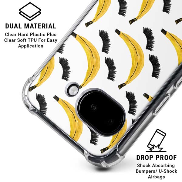 Banana Lash Google Pixel 9a Clear Case | Clear Phone Cases – Skinit