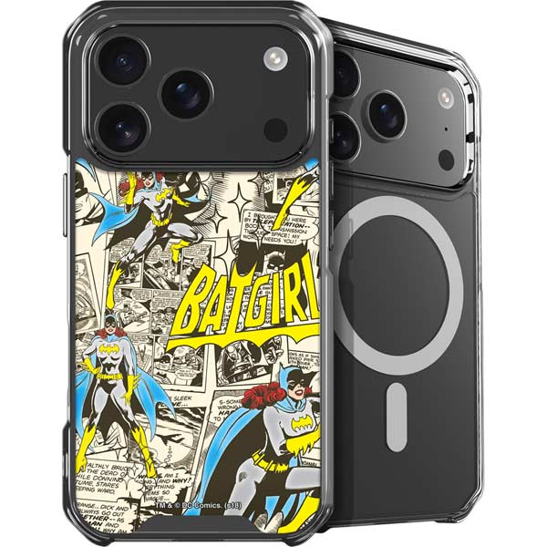 DC Comics Batman Batgirl Vintage Action pose pattern iPhone 17 Pro Max ...