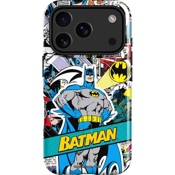 DC Comics Batman Vintage Pose Collage Art Apple iPhone 17 Pro Max ...