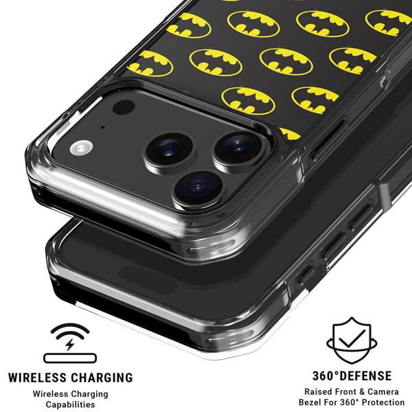 DC Comics Batman Logo All Over Print iPhone 17 Pro MagSafe Case | Skinit