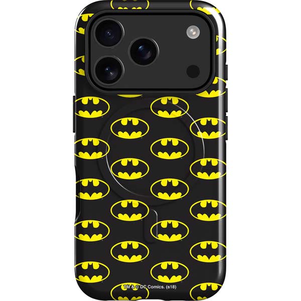 DC Comics Batman Logo All Over Print Apple iPhone 17 Pro Max Magsafe ...