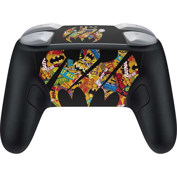 DC Comics Batman Silhouette Logo Vintage Pattern Nintendo Switch 2 ...