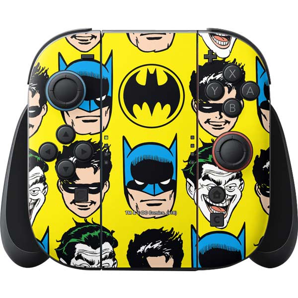 DC Comics Batman Vintage Character Pattern - Joker and Robin Nintendo ...