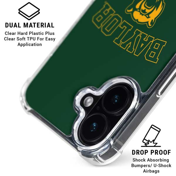 Baylor University Bears Mascot iPhone 17 Clear Case | Clear Phone ...