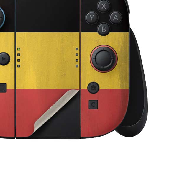 Belgium Flag Distressed Nintendo Switch 2 (2025) Joy-Con Controller ...
