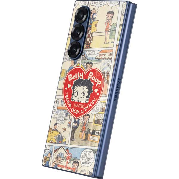 Betty Boop Comic Strip Skin for Galaxy Z Fold6 | Skinit