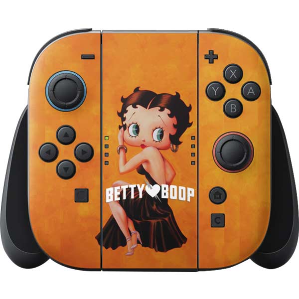 Betty Boop Little Black Dress Nintendo Switch 2 (2025) Joy-Con Controller Skin | Skinit