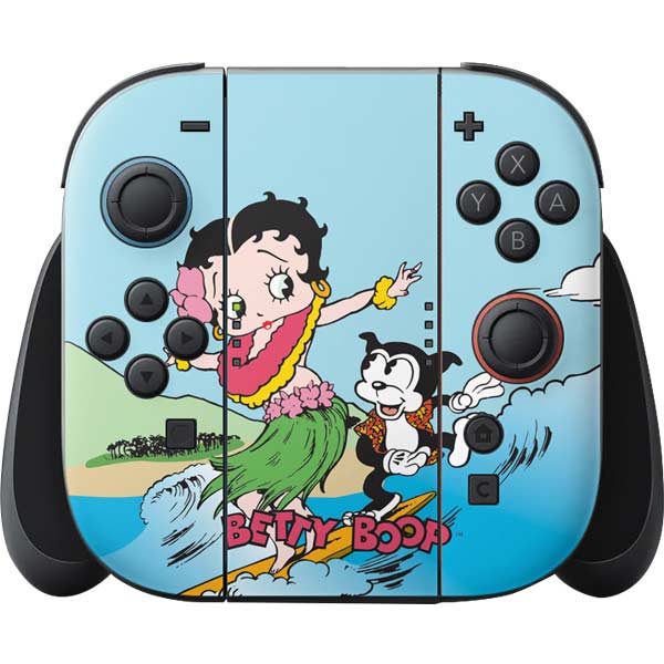 Betty Boop Surfing Nintendo Switch 2 (2025) Joy-Con Controller Skin ...