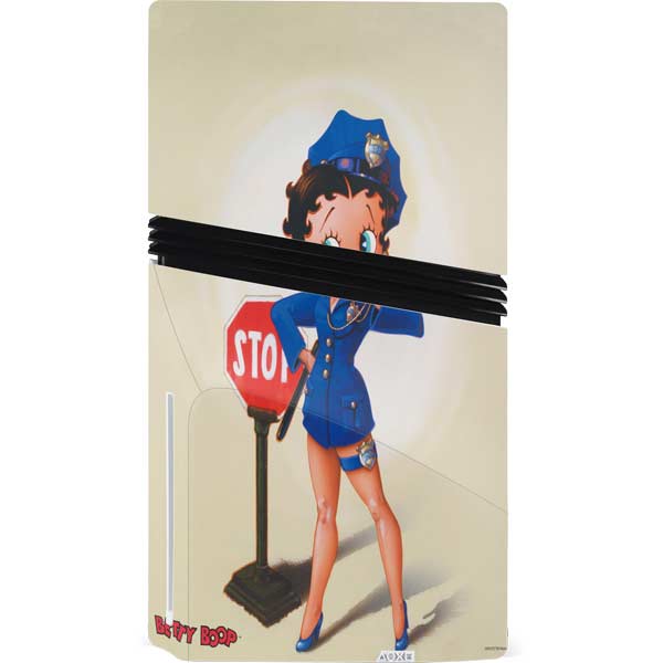 Betty Boop The Police Officer Skin for PS5 Pro Console with Disk Drive ...