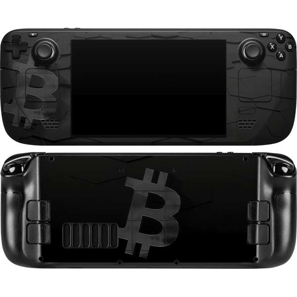Bitcoin Textured Logo Steam Deck Handheld Gaming Computer OLED Skin ...
