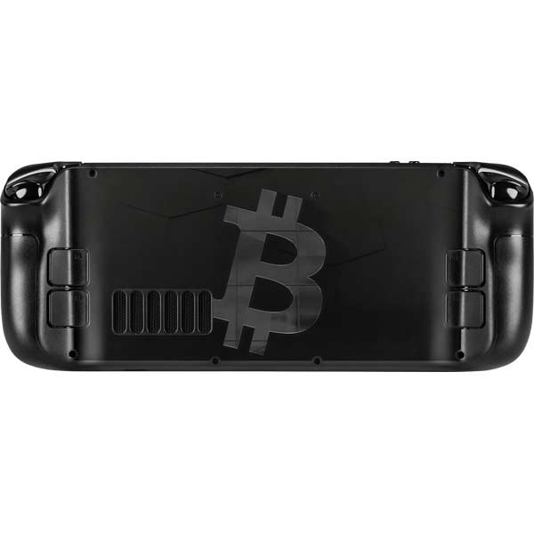 Bitcoin Textured Logo Steam Deck Handheld Gaming Computer OLED Skin ...