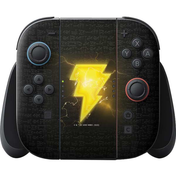 DC Comics Black Adam Lightning Bolt Nintendo Switch 2 (2025) Joy-Con ...