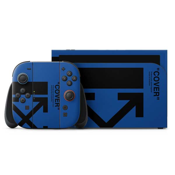 Black and Blue Arrows Nintendo Switch 2 (2025) with Joy-Con Skin | Skinit