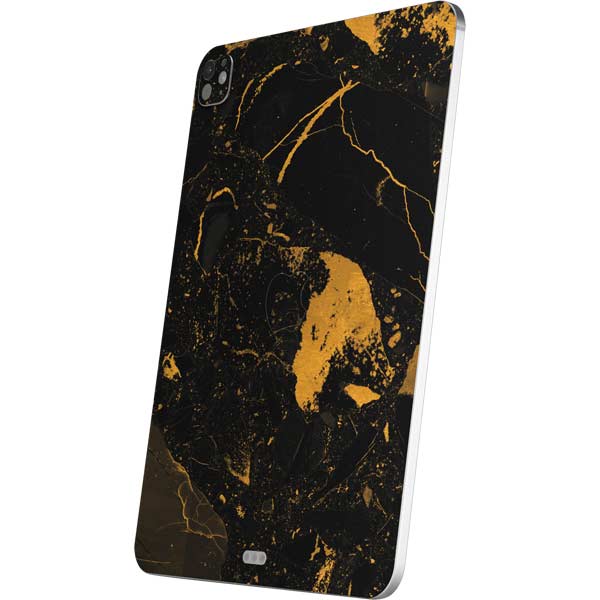 Black and Gold Scattered Marble iPad Pro 13in M4 (2024) Skin | Skinit