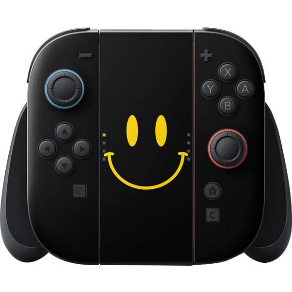 Black Happy Face Nintendo Switch 2 (2025) Joy-Con Controller Skin | Skinit