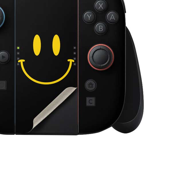 Black Happy Face Nintendo Switch 2 (2025) Joy-Con Controller Skin | Skinit