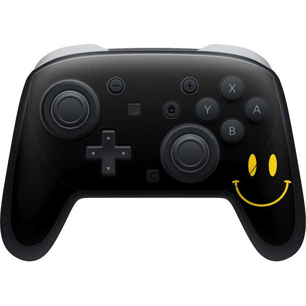 Black Happy Face Nintendo Switch 2 (2025) Pro Controller Skin | Skinit