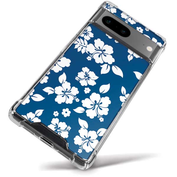 Blue and White Google Pixel 8a Clear Case | Clear Phone Cases – Skinit