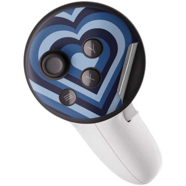 Blue Heart Pattern Meta Quest 3S Skin | Decals | Wraps | Skinit