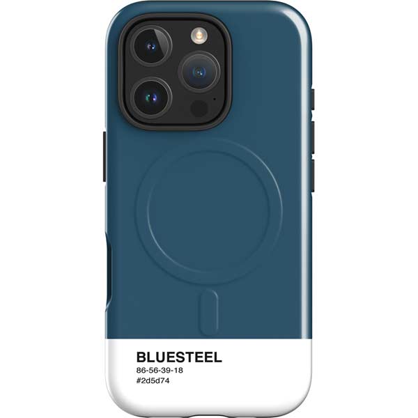 Bluesteel Color Palette Apple iPhone 16 Pro Max Magsafe Impact Case ...