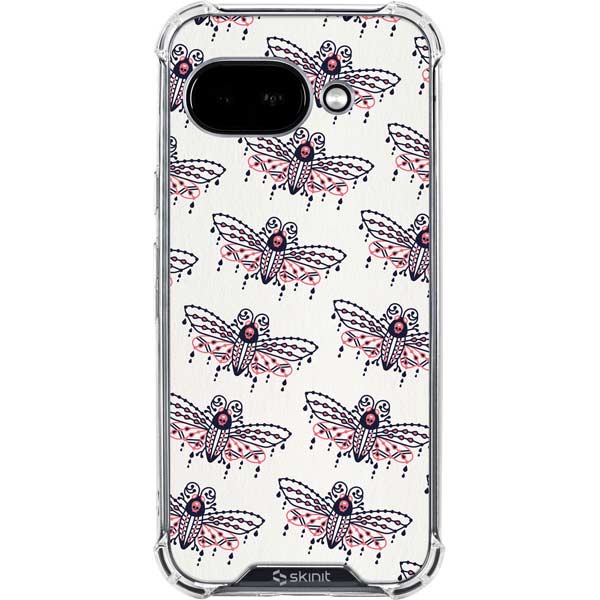 Blush Moth Google Pixel 9a Clear Case | Clear Phone Cases – Skinit