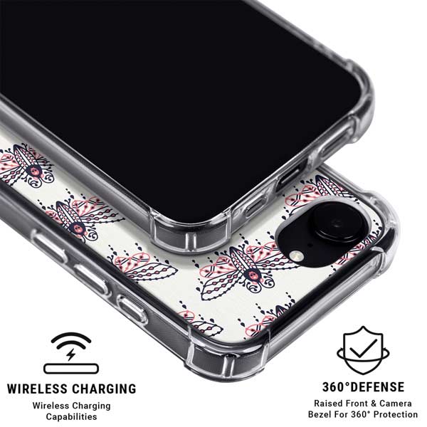 Blush Moth by Cat Coq iPhone 16e MagSafe Case | Skinit