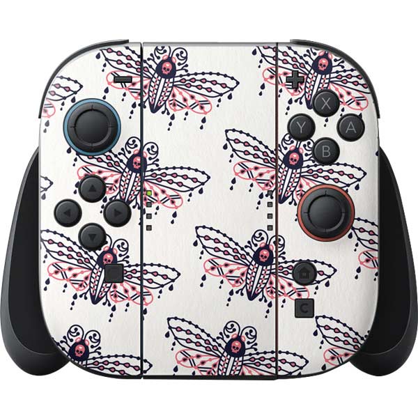 Blush Moth by Cat Coq Nintendo Switch 2 (2025) Joy-Con Controller Skin ...