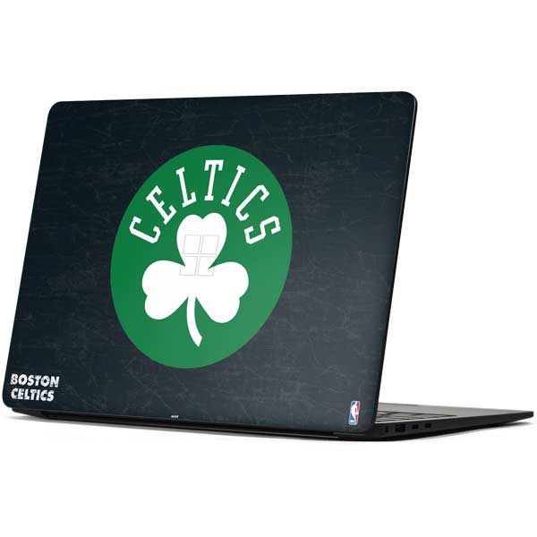 NBA Boston Celtics Black Secondary Logo Surface Laptop 7 13.8in | Skinit