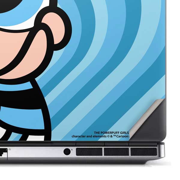 Cartoon Network Powerpuff Girls Bubbles Blue Hearts Dell Precision Skin ...