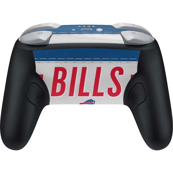 NFL Buffalo Bills White Striped Nintendo Switch 2 (2025) Pro Controller ...
