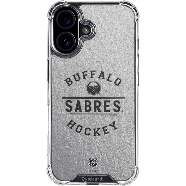 NHL Buffalo Sabres Black Text iPhone 17 Clear Case | Clear Phone Casesa ...