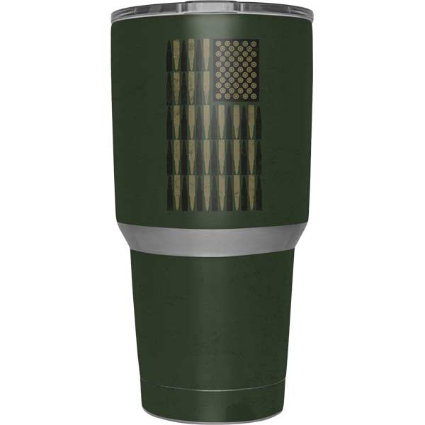 Bullet American Flag Yeti 30oz Rambler Tumbler Skin – Skinit