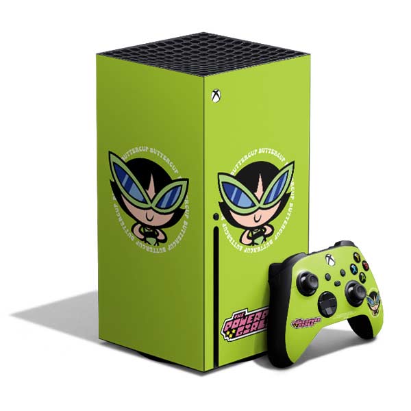 Xbox Series X Skins | Cartoon Network Powerpuff Girls Buttercup Skinit