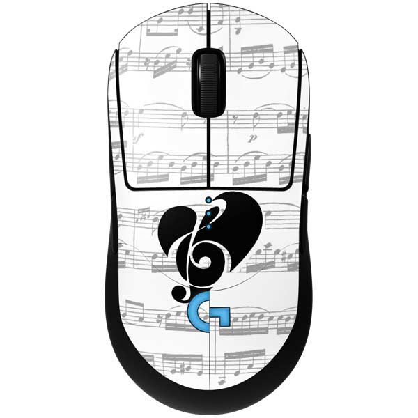 BW Musical Notes G Pro Wireless Gaming Mouse Skin – Skinit