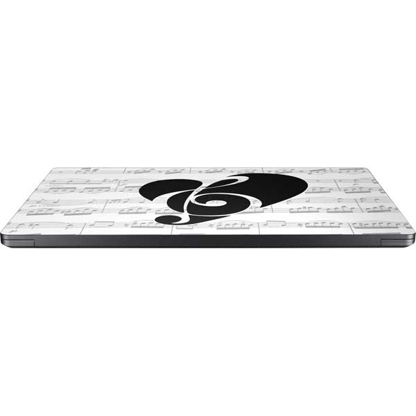 BW Musical Notes Surface Laptop 7 13.8in | Skinit
