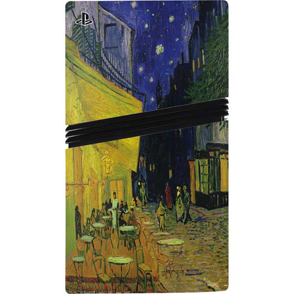 Cafe Terrace at Night by Van Gogh Skin for PS5 Pro Console with Disk ...