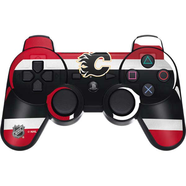 Calgary Flames Jersey PS3 Dual Shock wireless controller Skin | NHL ...