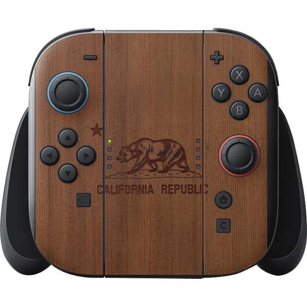 California Wood Flag Nintendo Switch 2 (2025) with Joy-Con Skin | Skinit