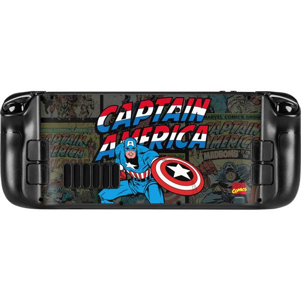 Marvel Classic Comics Captain America Vintage Steam Deck Handheld ...