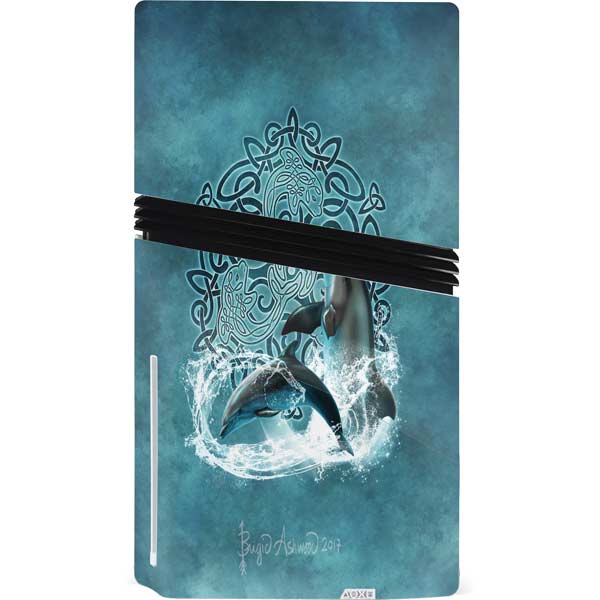 Celtic Dolphin by Brigid Ashwood Skin for PS5 Pro Console with Disk ...