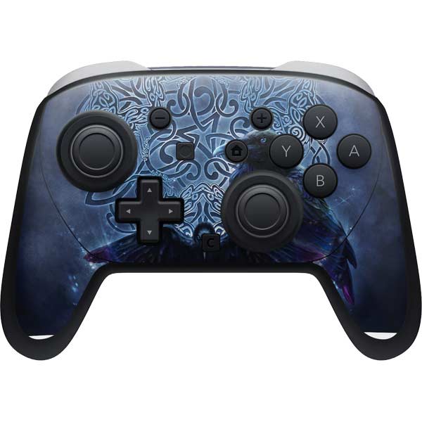 Celtic Raven by Brigid Ashwood Nintendo Switch 2 (2025) Pro Controller ...
