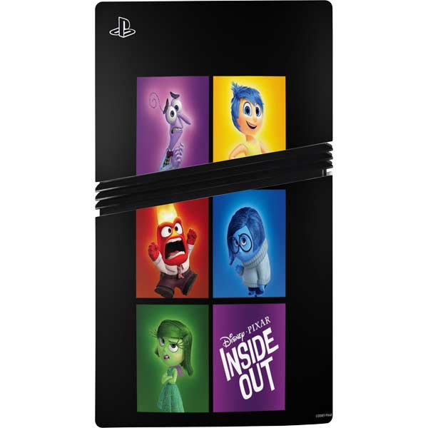 Disney Inside Out Character Portraits Skin for PS5 Pro Console with ...