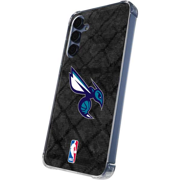 NBA Charlotte Hornets Dark Rust Galaxy A35 5G Clear Case - Skinit