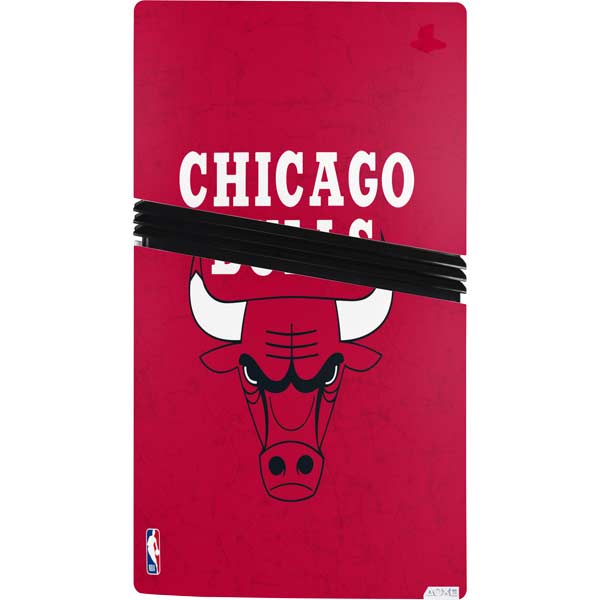 NBA Chicago Bulls Red Distressed PS5 Pro Console & Controller Skins ...