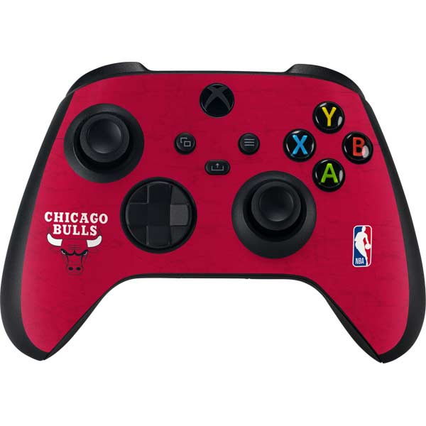 NBA Chicago Bulls Red Distressed Xbox Series X Bundle Skin – Skinit